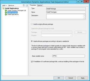 Dynamically deploying packages and applications to computers using a ...