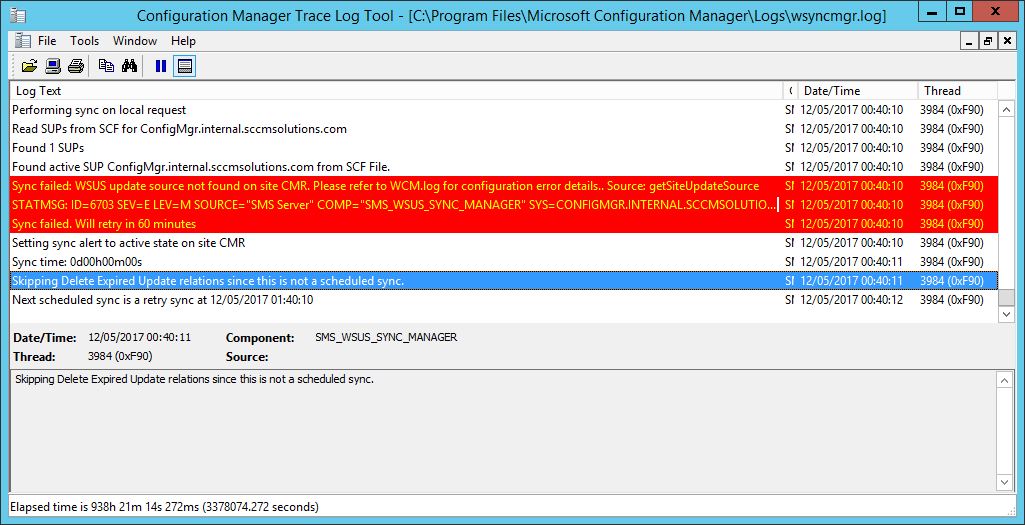 All Software Updates expired after SUP reinstall – SCCMentor – Paul ...