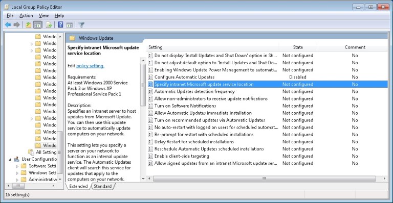 SUP fallback. The case of the missing software update point in ...