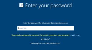 Keep it Simple with Intune – #1 Enable password reset for users ...