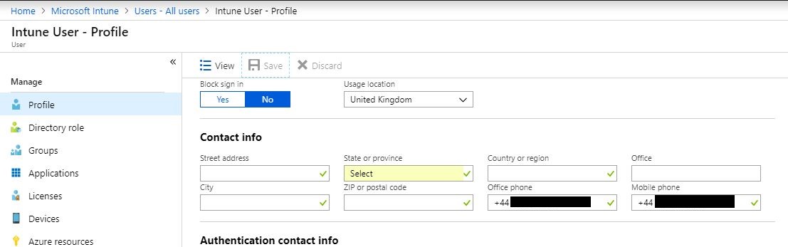 Keep it Simple with Intune – #1 Enable password reset for users ...