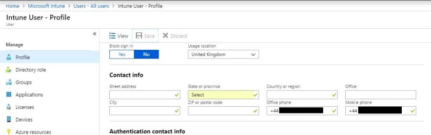Keep it Simple with Intune – #1 Enable password reset for users ...