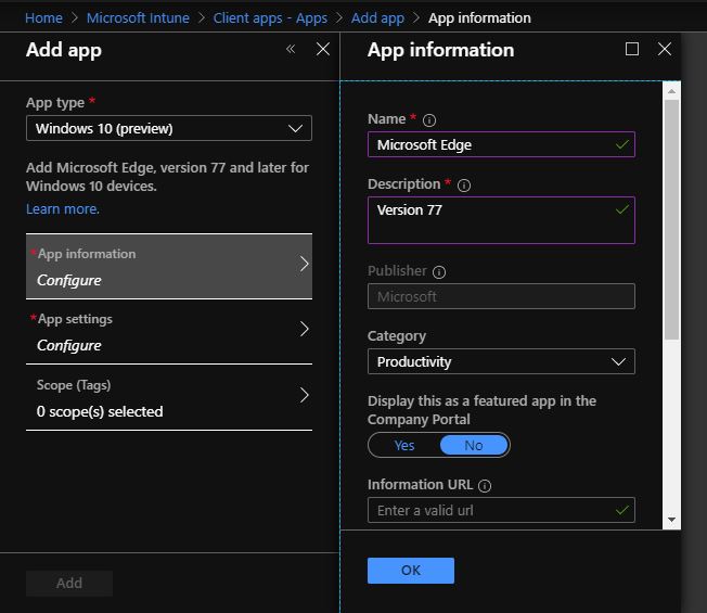Keep it Simple with Intune – #7 Deploying the Edge Browser – SCCMentor ...