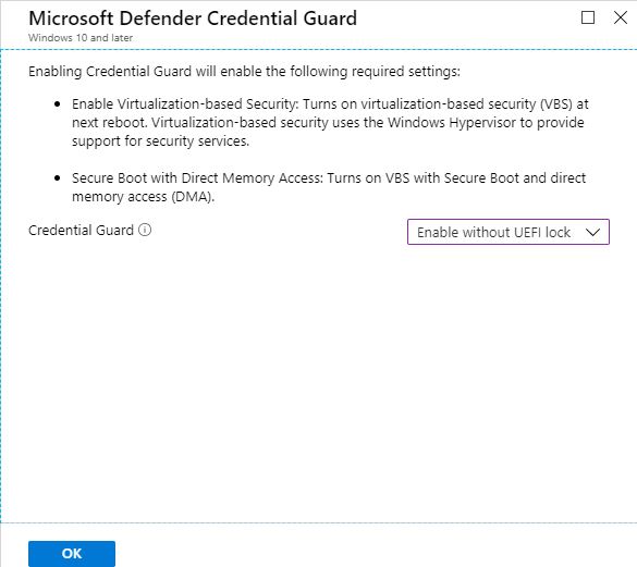 Keep it Simple with Intune – #14 Enabling Credential Guard on your ...