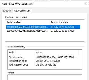 Checking your CRL for revoked certificates – SCCMentor – Paul Winstanley