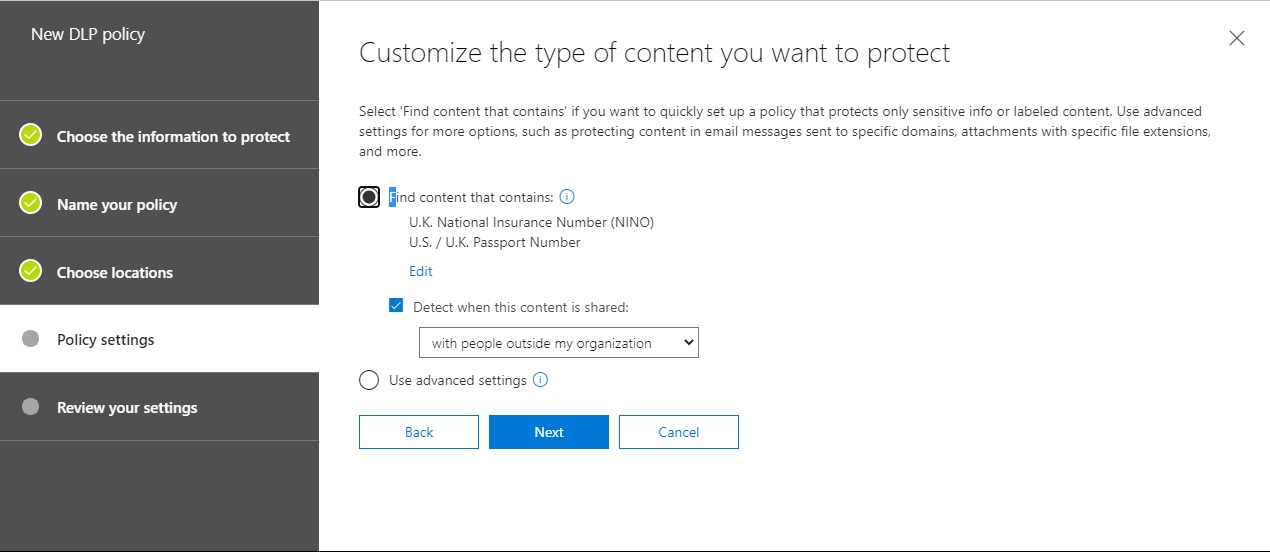 Implementing your first DLP policy – SCCMentor – Paul Winstanley
