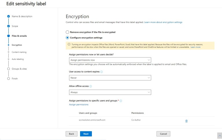Creating Sensitivity Labels to protect your content – SCCMentor – Paul ...