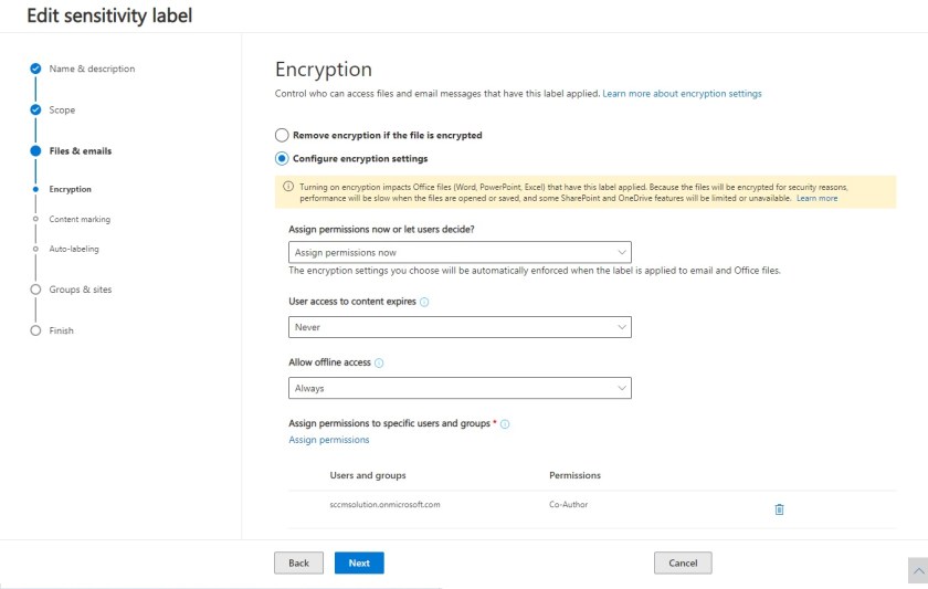 Creating Sensitivity Labels to protect your content – SCCMentor – Paul ...