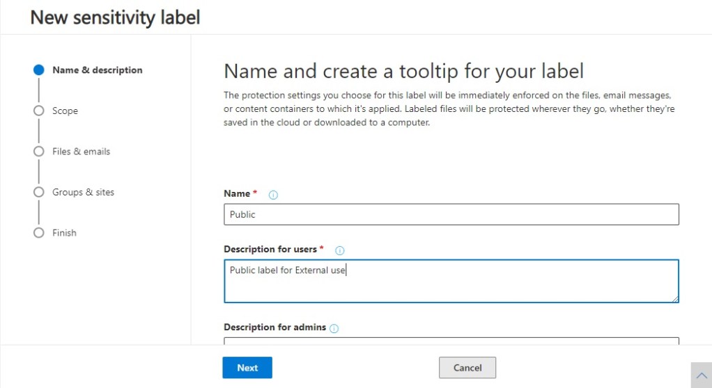 Creating Sensitivity Labels to protect your content – SCCMentor – Paul ...