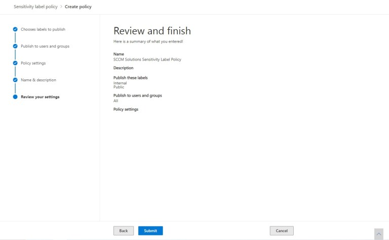 Creating Sensitivity Labels to protect your content – SCCMentor – Paul ...