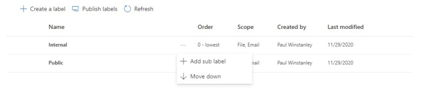 Creating Sensitivity Labels to protect your content – SCCMentor – Paul ...