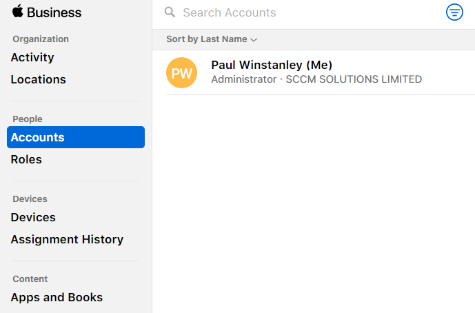 Setting up Apple Business Manager – Part 1 – SCCMentor – Paul Winstanley
