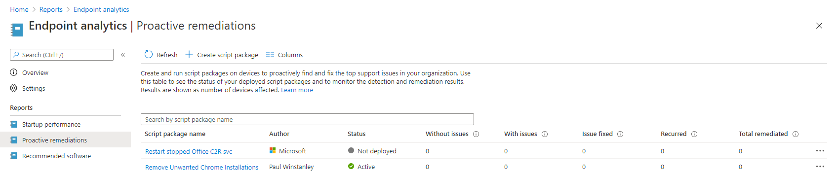 Using Proactive Remediations to remove Google Chrome – SCCMentor – Paul ...