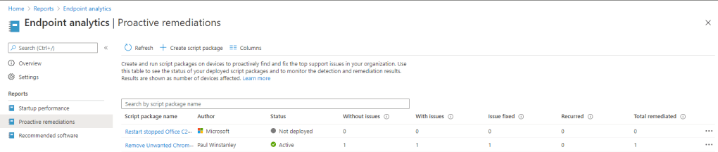 Using Proactive Remediations to remove Google Chrome – SCCMentor – Paul ...