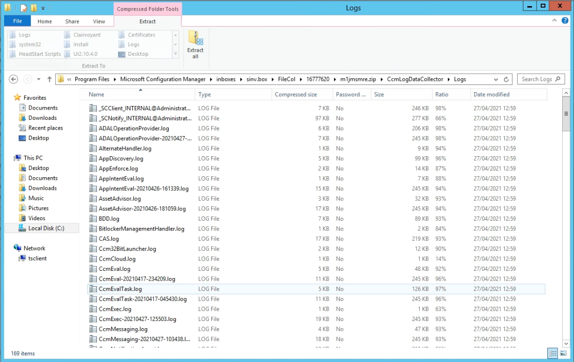 Collect Client Logs files Remotely in ConfigMgr – SCCMentor – Paul ...