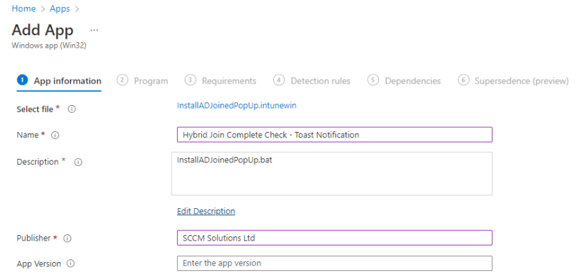 Windows Autopilot Hybrid Join Complete Toast Notification – SCCMentor ...