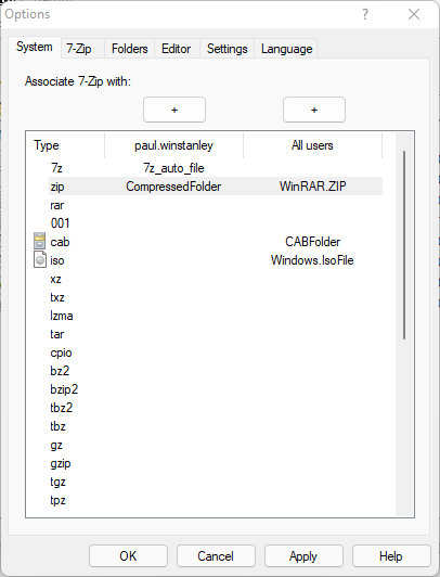 Set .zip files default app association to 7-Zip via Intune – SCCMentor ...