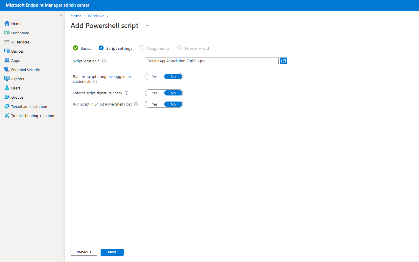 Set .zip files default app association to 7-Zip via Intune – SCCMentor ...