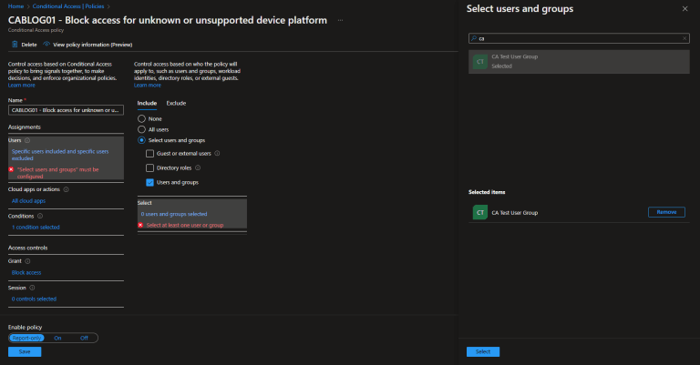Just Dropped In (To See What Condition My Conditional Access Rule Was ...