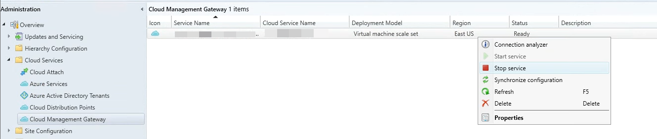 ConfigMgr CMG Connection Analyzer reports Testing the CMG channel for ...