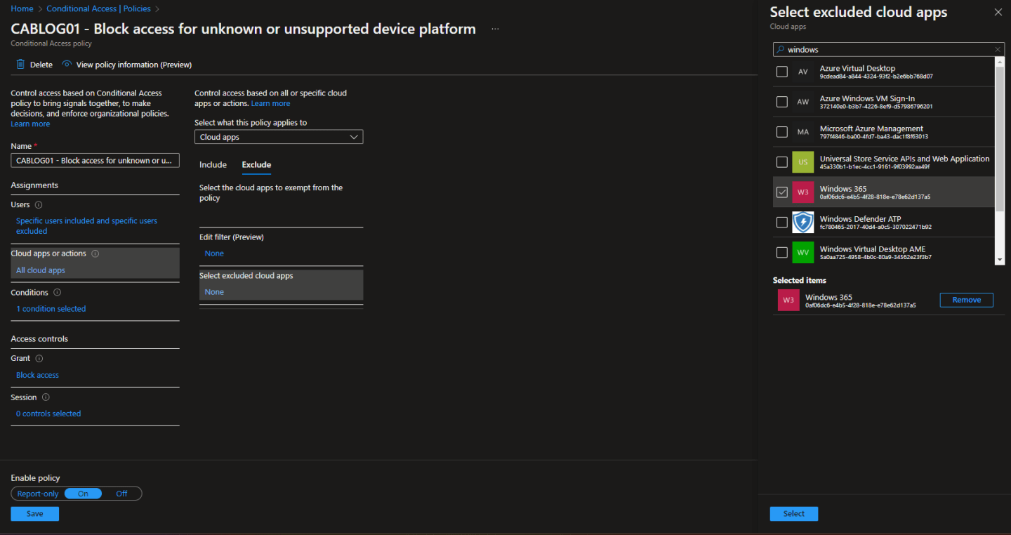 Just Dropped In (To See What Condition My Conditional Access Rule Was ...