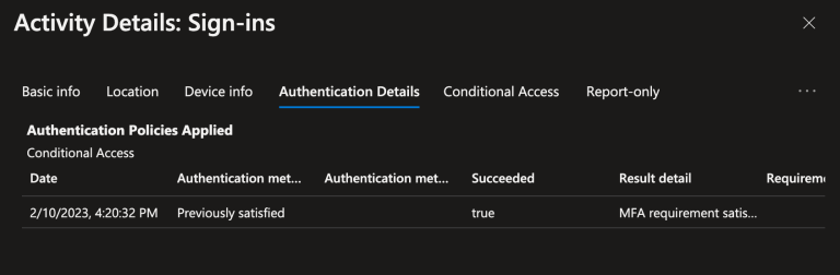 Just Dropped In (To See What Condition My Conditional Access Rule Was ...