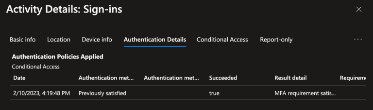 Just Dropped In (To See What Condition My Conditional Access Rule Was ...