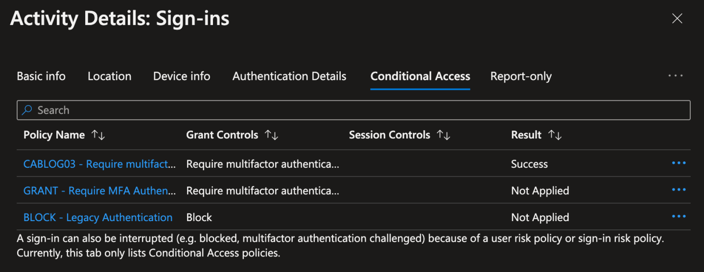 Just Dropped In (To See What Condition My Conditional Access Rule Was ...