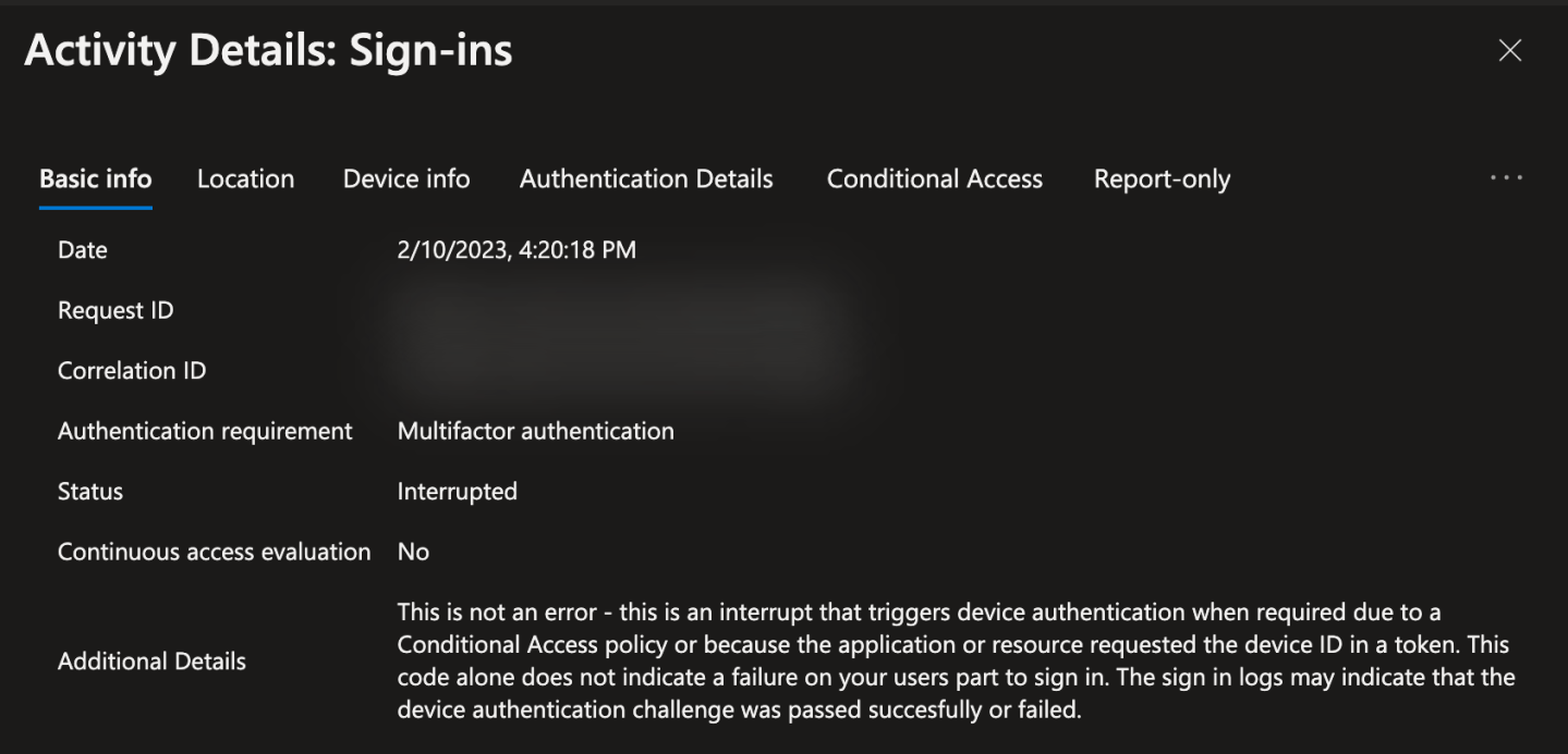 Just Dropped In (To See What Condition My Conditional Access Rule Was ...