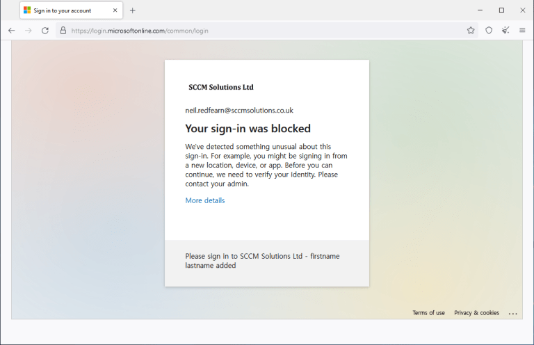 Just Dropped In (To See What Condition My Conditional Access Rule Was ...