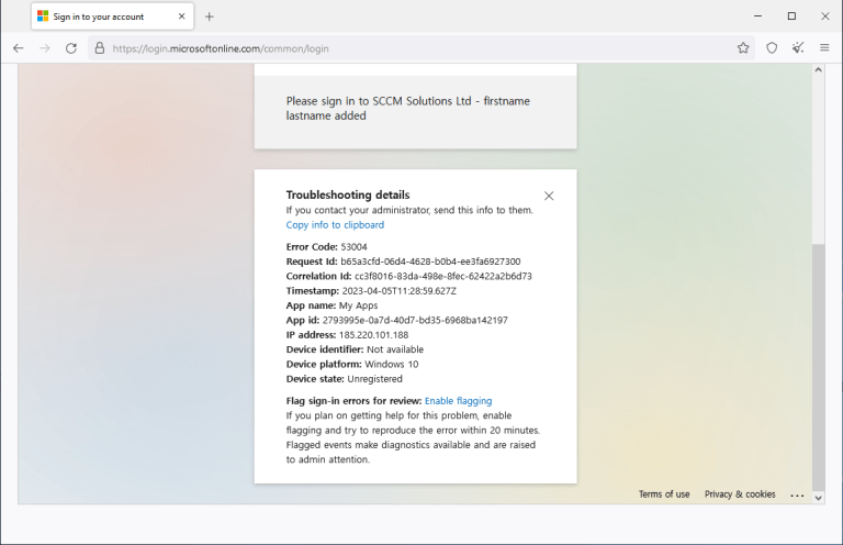 Just Dropped In (To See What Condition My Conditional Access Rule Was ...