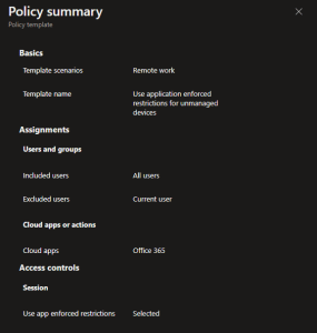 Just Dropped In (To See What Condition My Conditional Access Rule Was ...