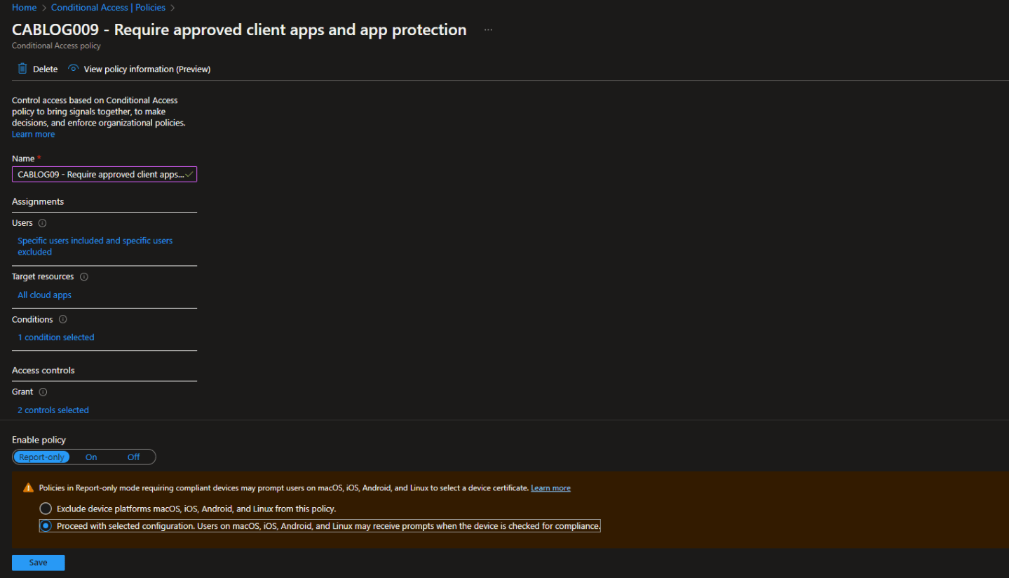 Just Dropped In (To See What Condition My Conditional Access Rule Was ...