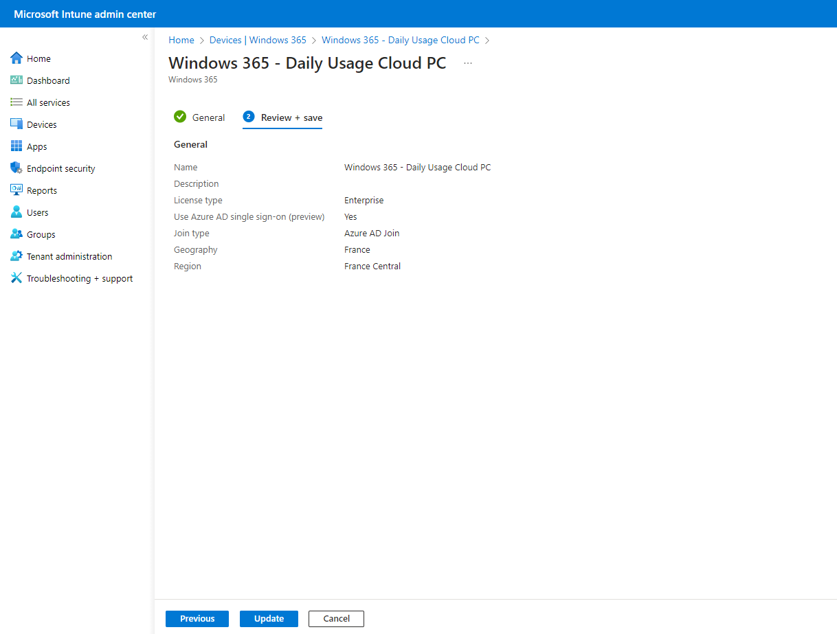 Windows 365 – Moving a Cloud PC – SCCMentor – Paul Winstanley