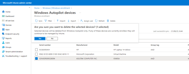 Removing the Autopilot device in one step – SCCMentor – Paul Winstanley