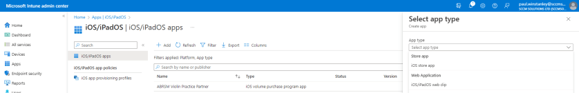 New settings available for the iOS/iPadOS web clip app type – SCCMentor ...