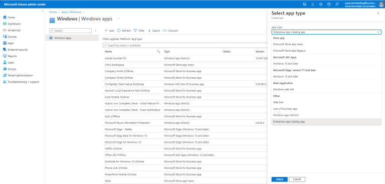 Enterprise App Catalog: App deployment and patching via Intune ...